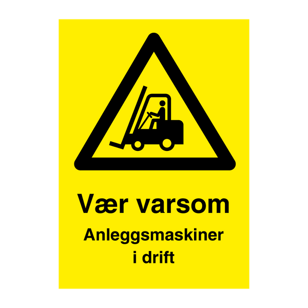 HMS varsel- og fareskilt med symboler og tekst - MERKEFABRIKKEN.NO