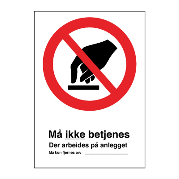 Forbudsskilt til bedrift og private - MERKEFABRIKKEN.NO