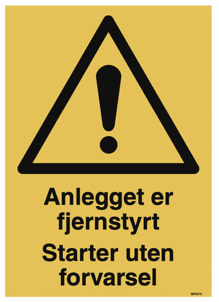 HMS varsel- og fareskilt med symboler og tekst - MERKEFABRIKKEN.NO